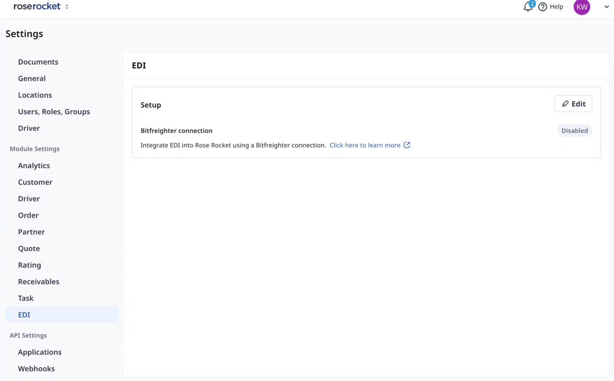 Setting Up EDI & Creating/Cancelling Orders